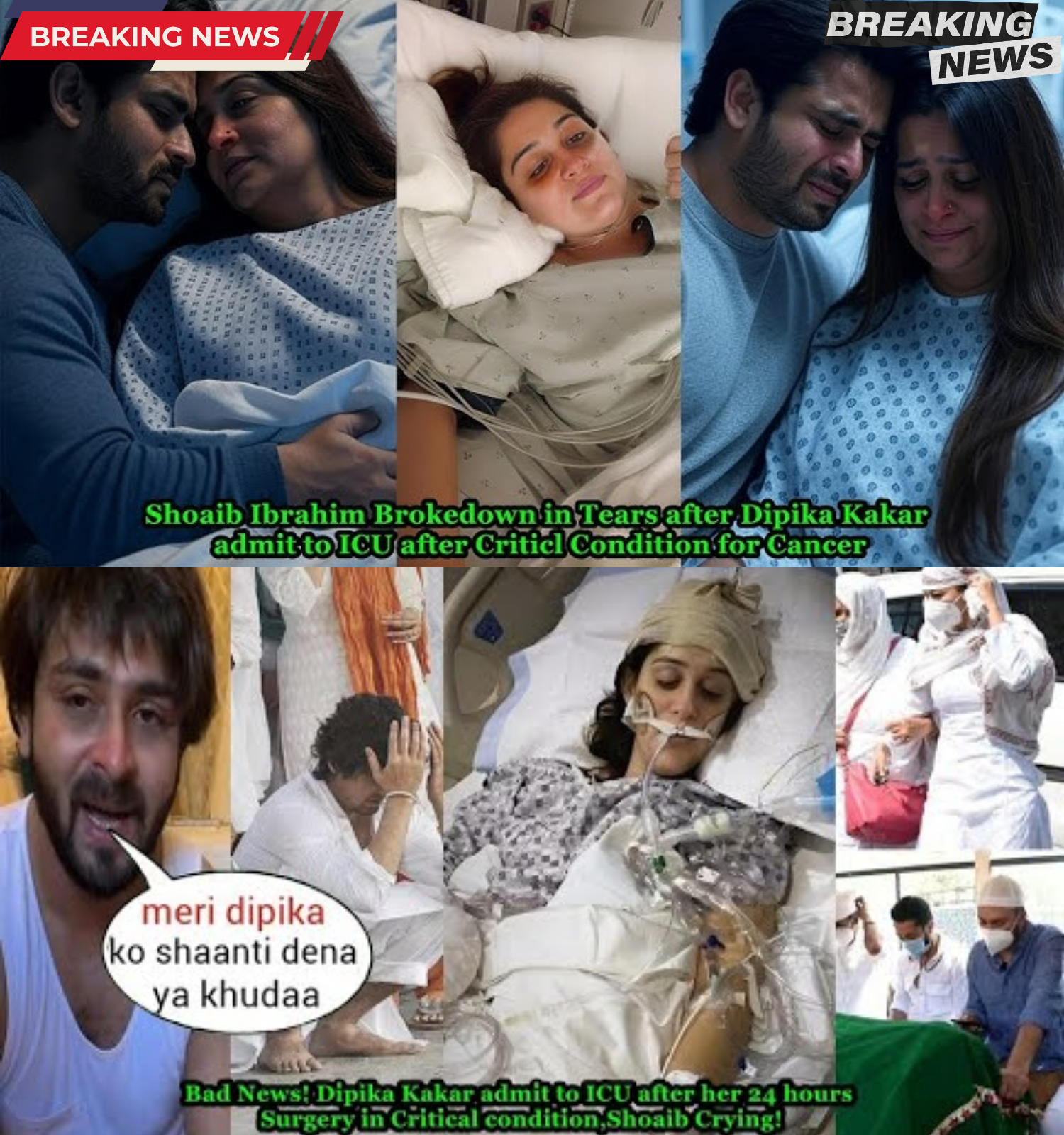 Bad News! Dipika Kakar Admitted to ICU in Critical Condition After 24-Hour Surgery; Shoaib ...