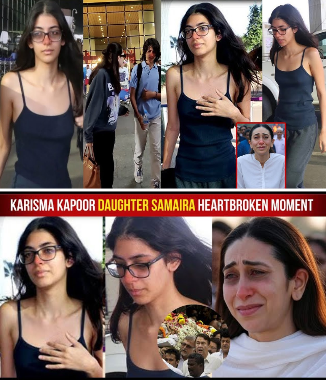 Karisma Kapoor’s Daughter Samaira Breaks Down at Father Sanjay Kapoor’s Funeral - News
