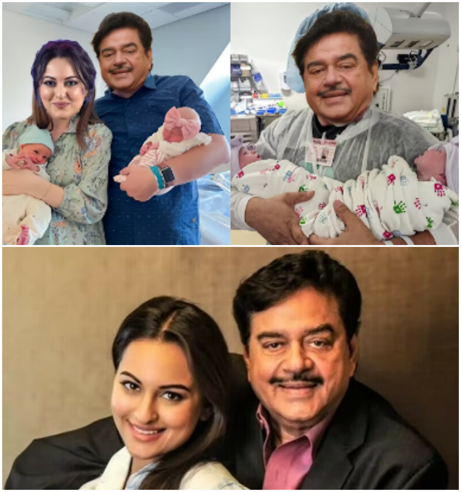 Sonakhshi Sinha discharge from hospital with papa shatrugun sinha and ...