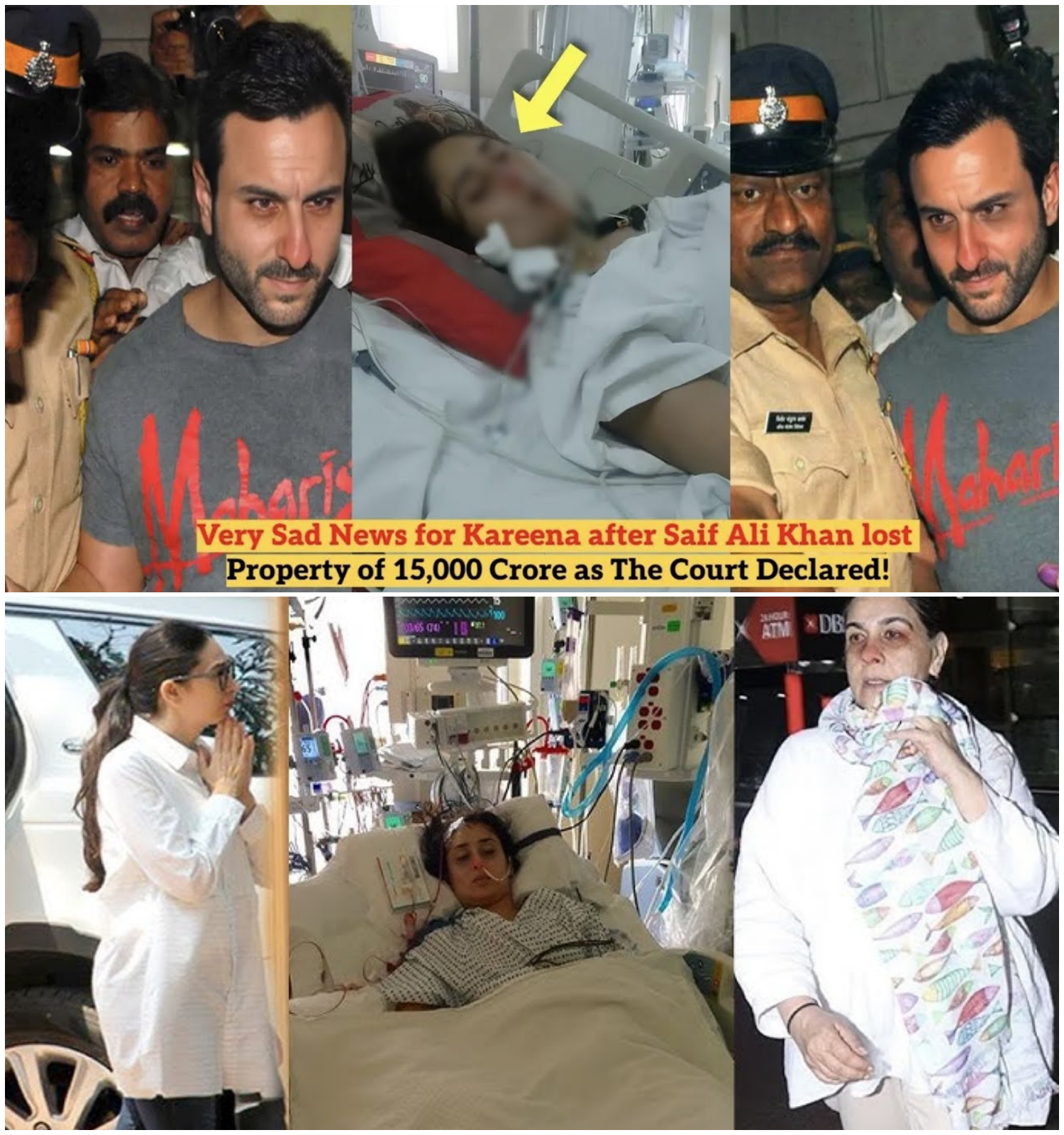 Very Sad News for Kareena after Saif Ali Khan lost Property of 15,000 Crore as The Court ...