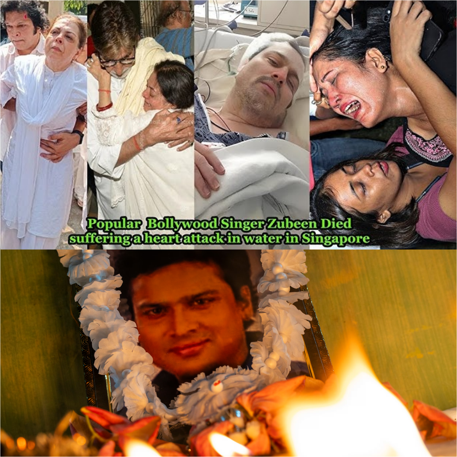 Bollywood Actors got emotional as Popular Singer Zubeen Died suffering ...